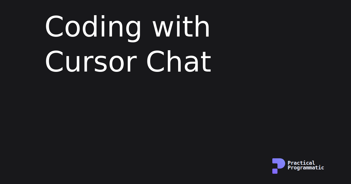 Coding With Cursor Chat