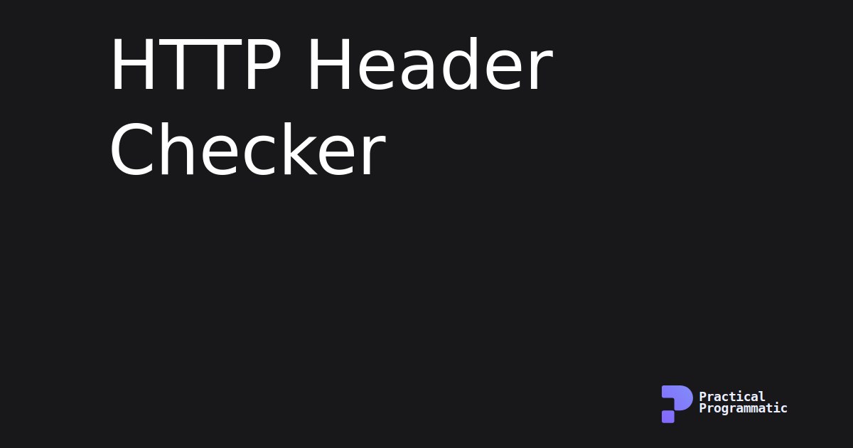 HTTP Header Checker