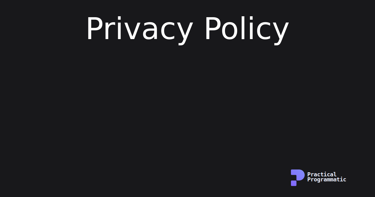 Privacy Policy