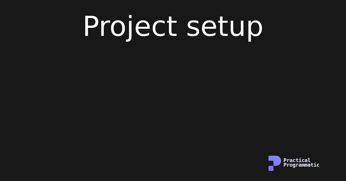 Project setup